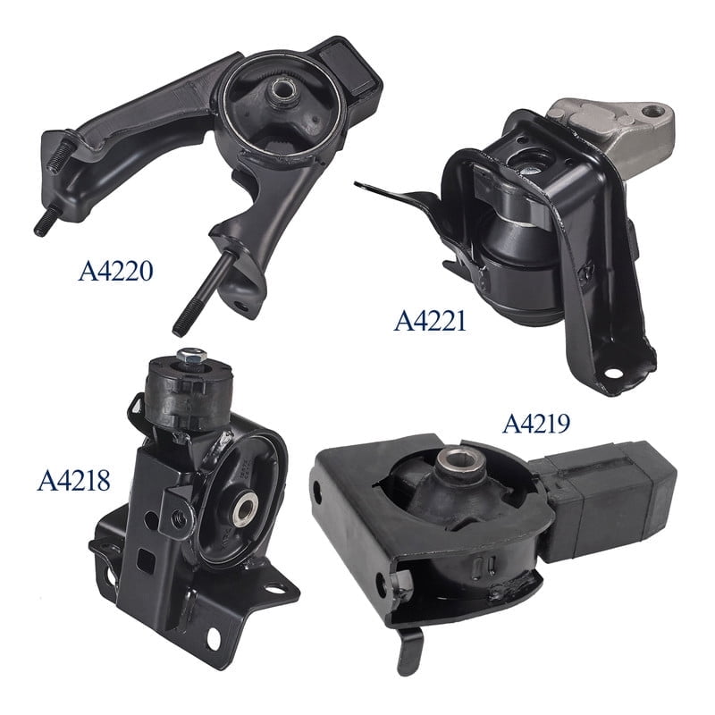 Set of 4 ISA Engine Motor Mounts Compatible with 2003-2008 Toyota ...