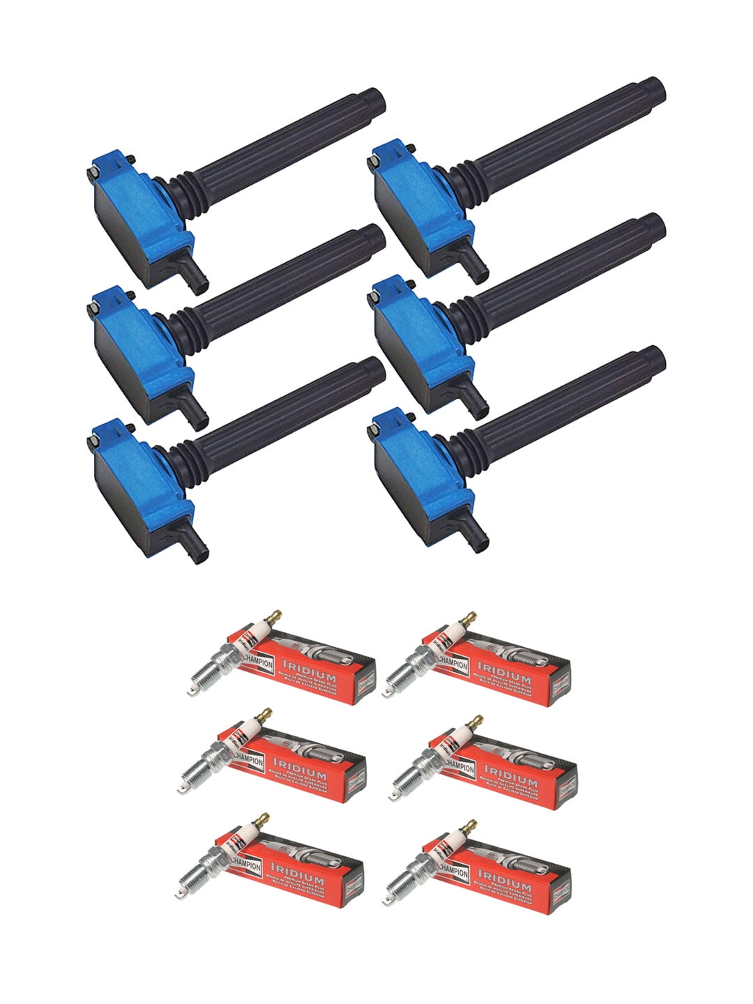 ISA Auto High Performance Ignition Coil, Champion Spark Plug, Dodge ...