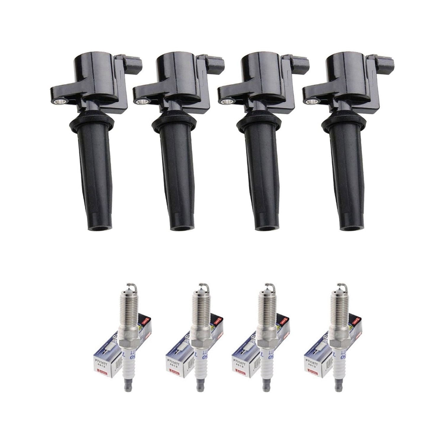 ISA Ignition Coils & Denso Spark Plugs for Ford Escape Fusion Lincoln ...