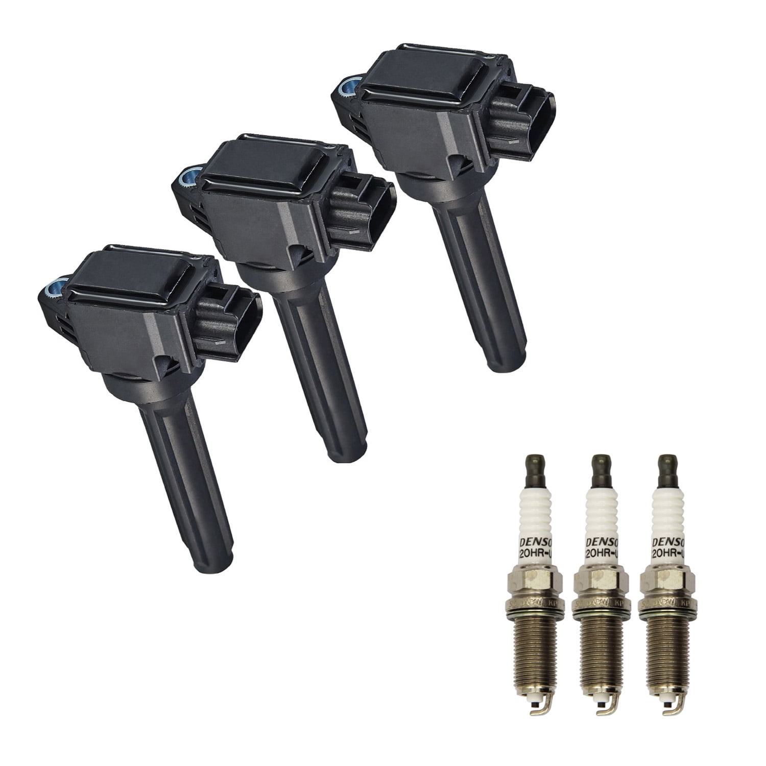 ISA Auto Ignition Coils and Denso Spark Plugs, Compatible with 2015 ...
