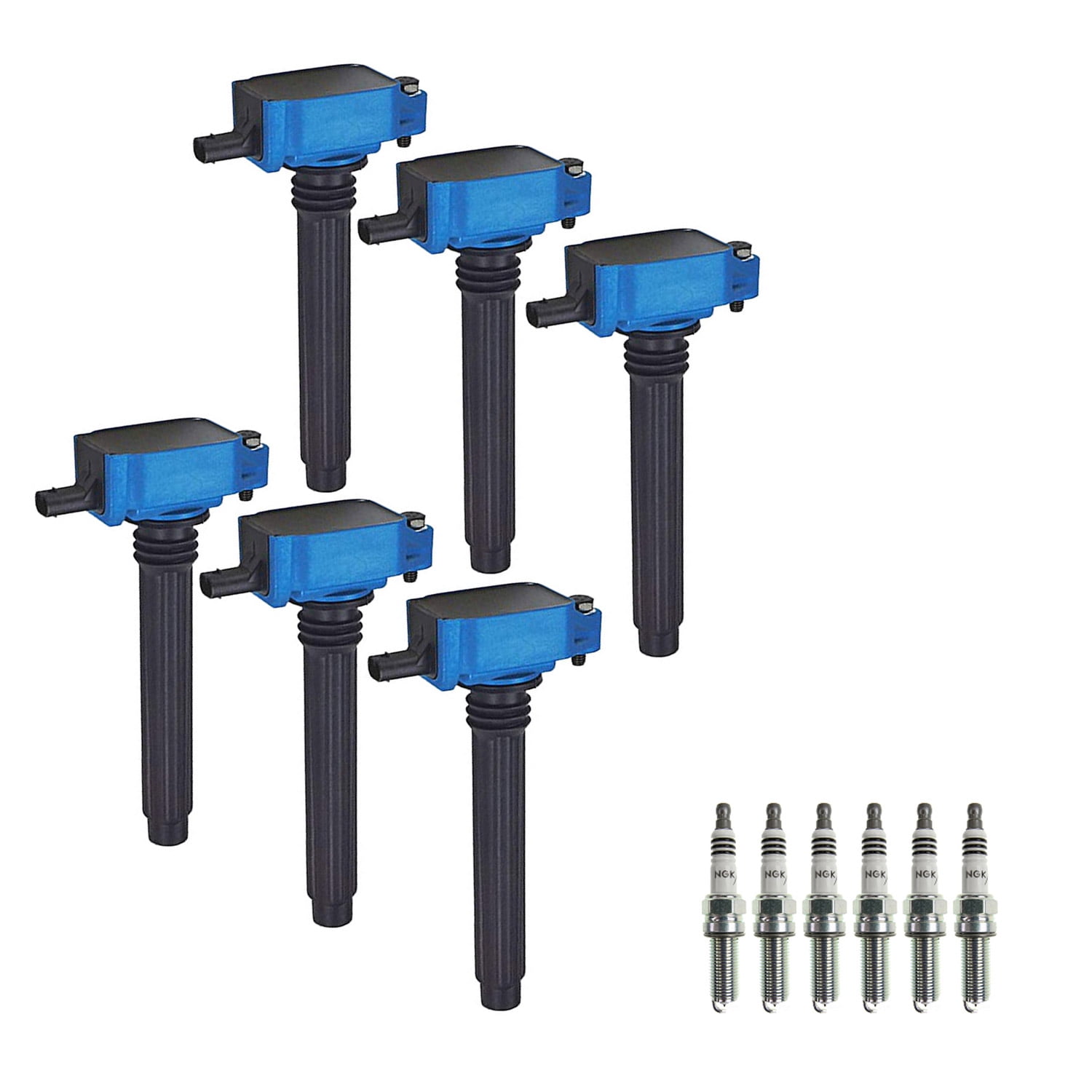ISA Performance Ignition Coil and NGK Spark Plug Compatible with ...
