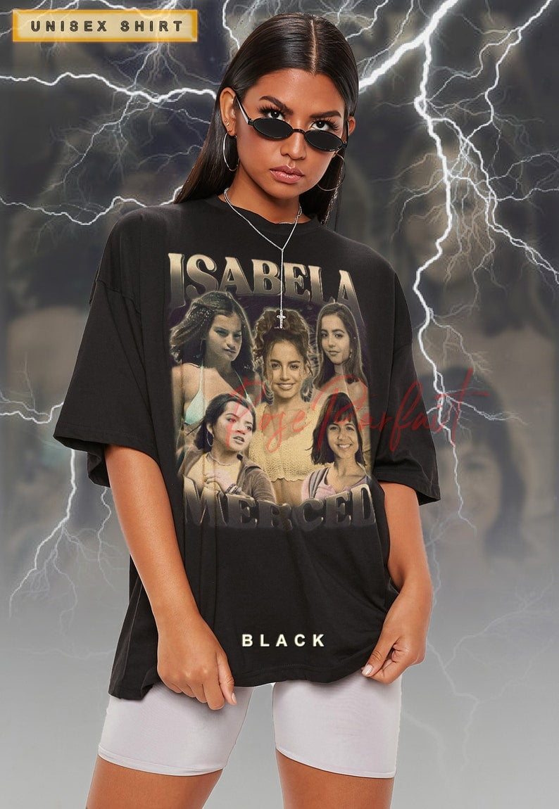 ISABELA MERCED Retro T-shirt - Isabela Merced Tee, Isabela Merced Long ...