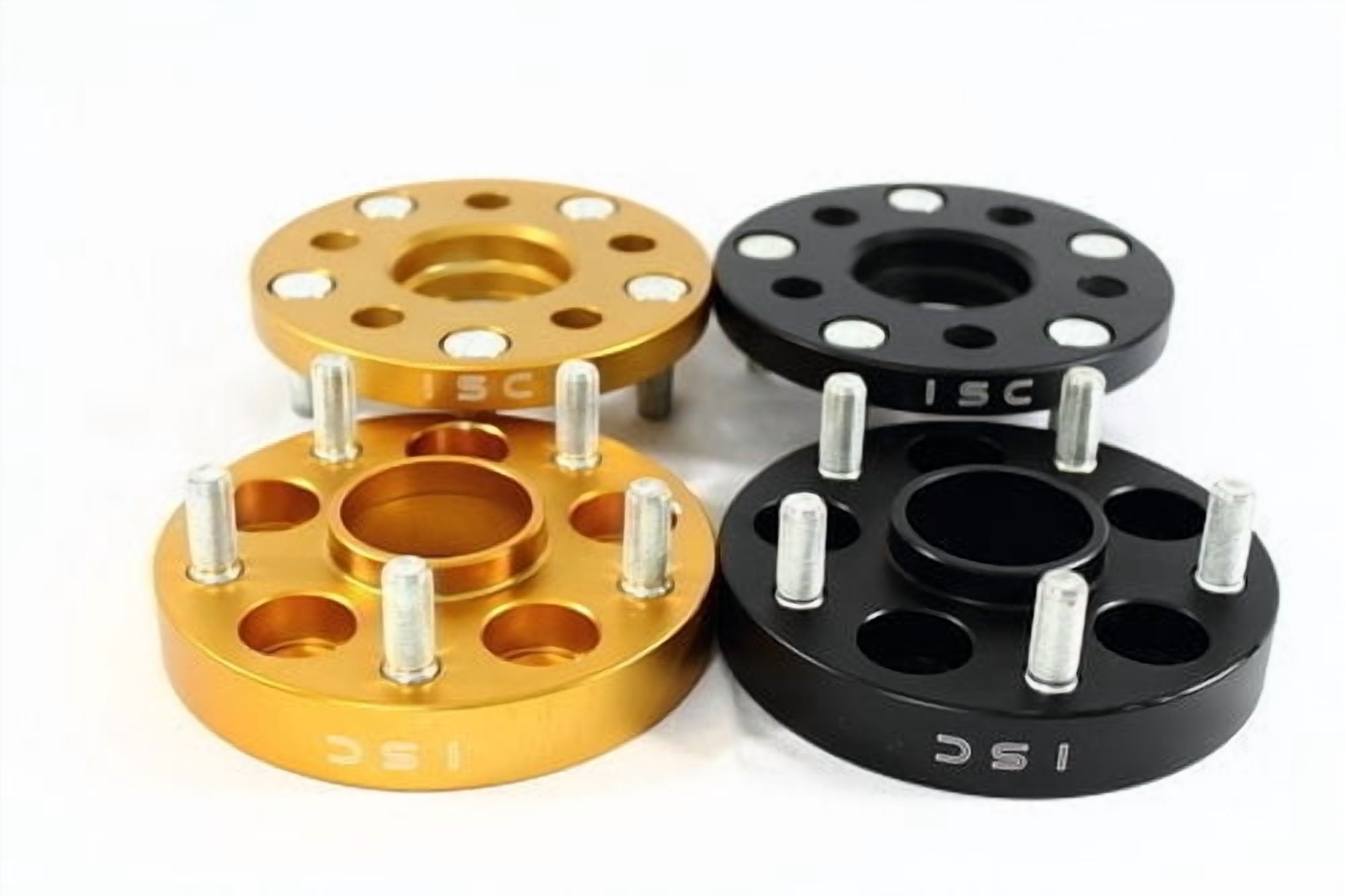 ISC Suspension Wheel Adapters Gold 5x100-5x114 Subaru 15mm 2 Pair ...