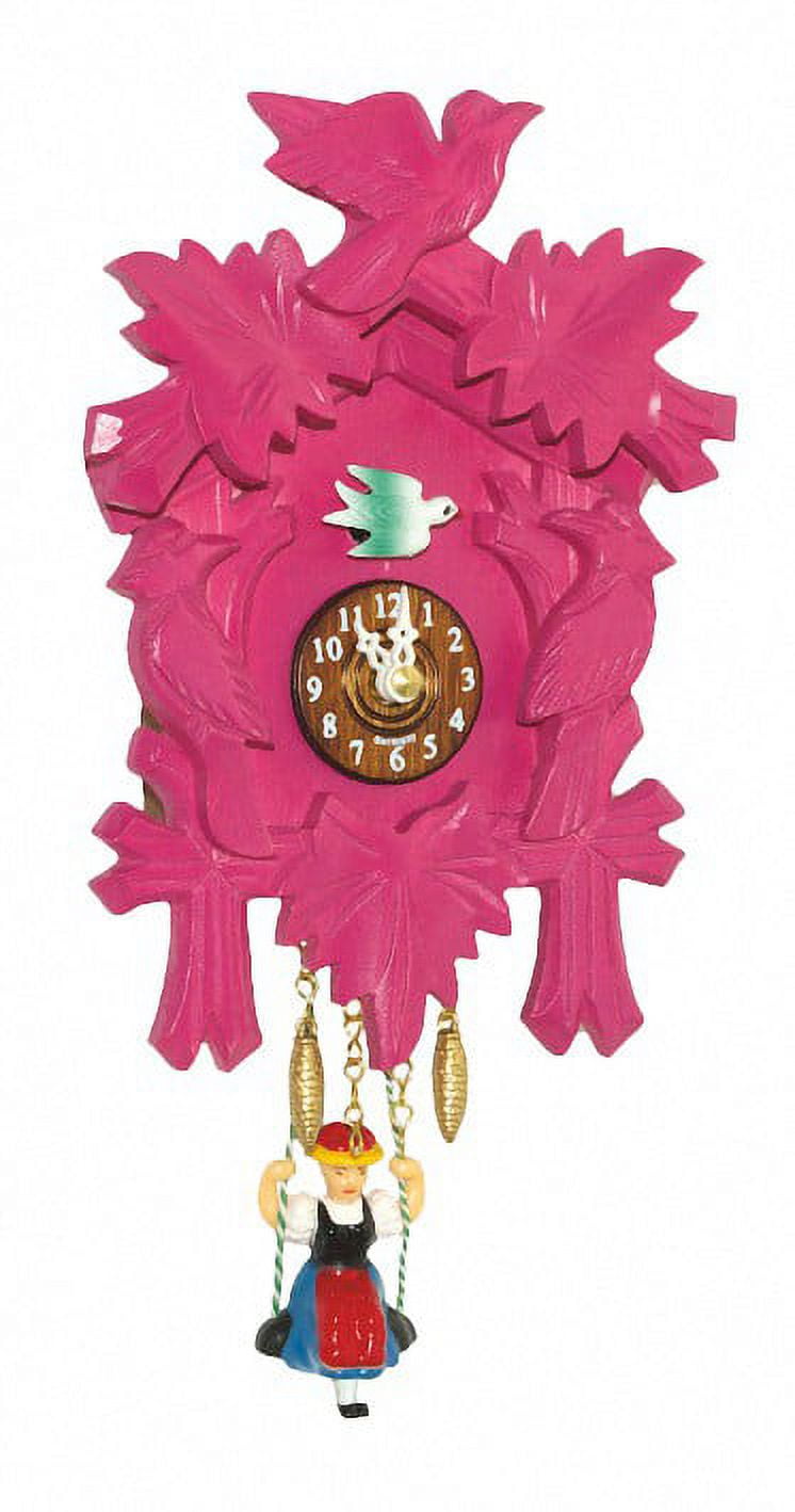 ISDD Kuckulino Black Forest Clock with quartz movement and cuckoo chime ...