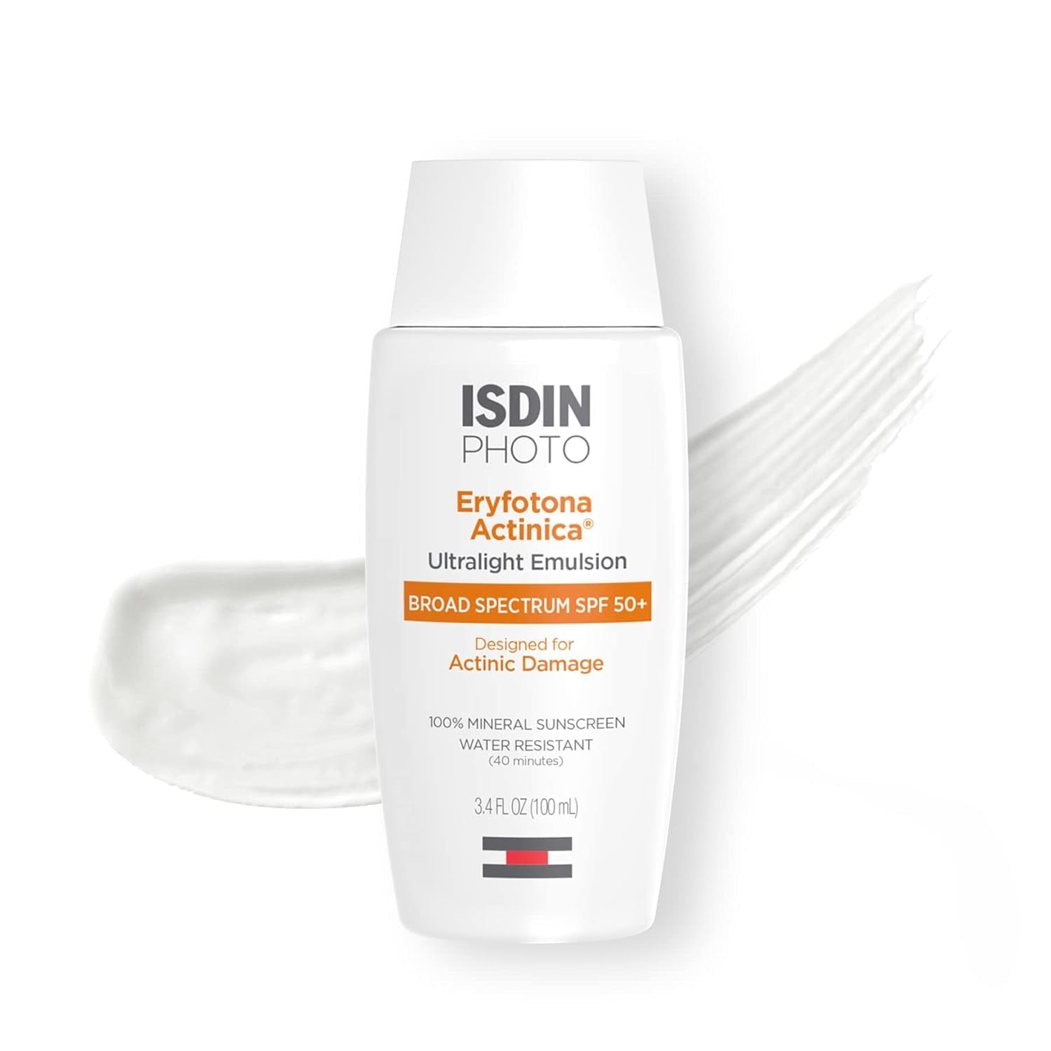 ISDIN Eryfotona Actinica Zinc DPF11 Oxide and 100% Mineral Sunscreen ...
