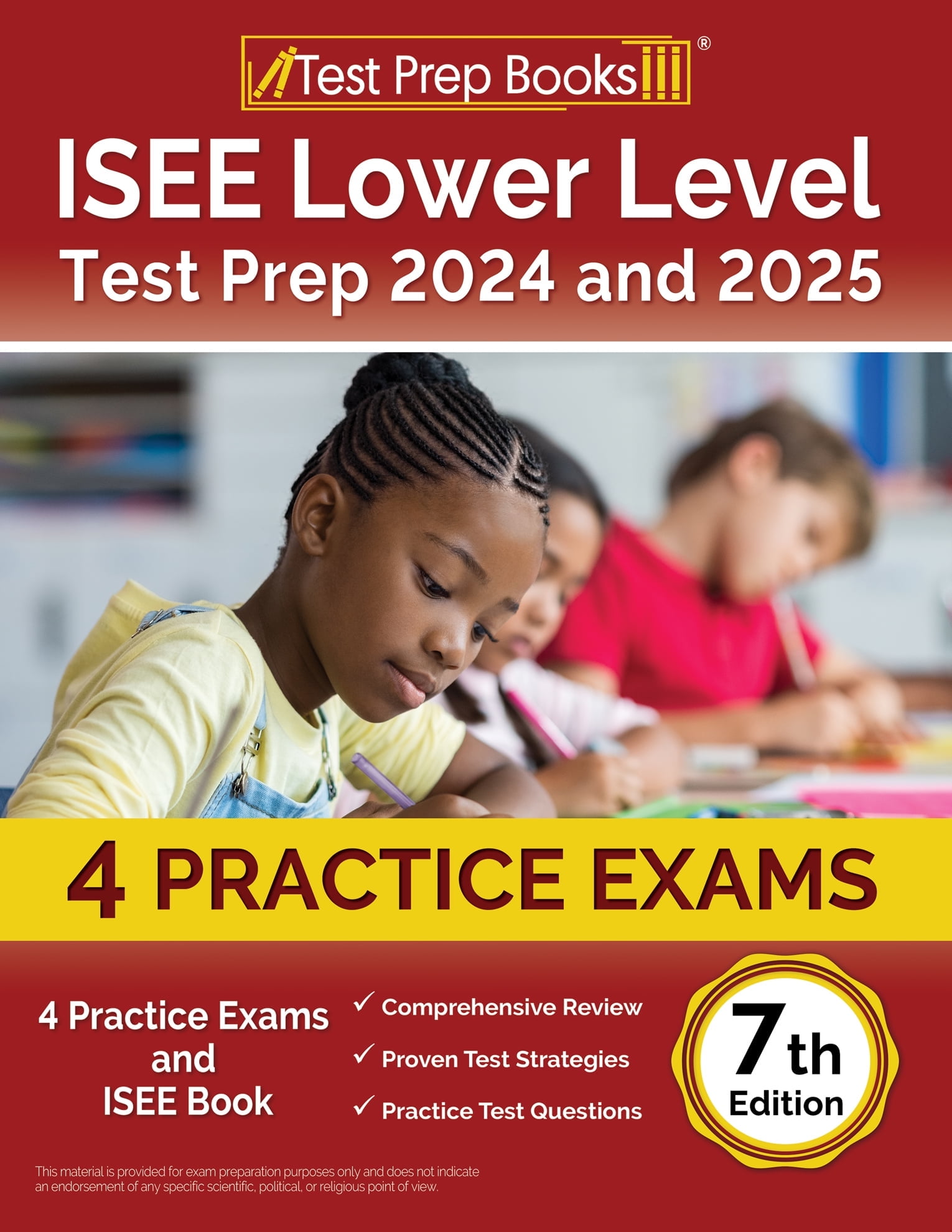 ISEE Lower Level Test Prep 2024 and 2025: 4 Practice Exams and ISEE ...