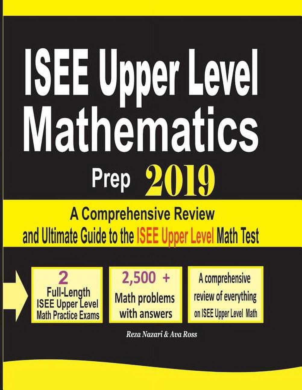 ISEE Upper Level Mathematics Prep 2019: A Comprehensive Review and ...
