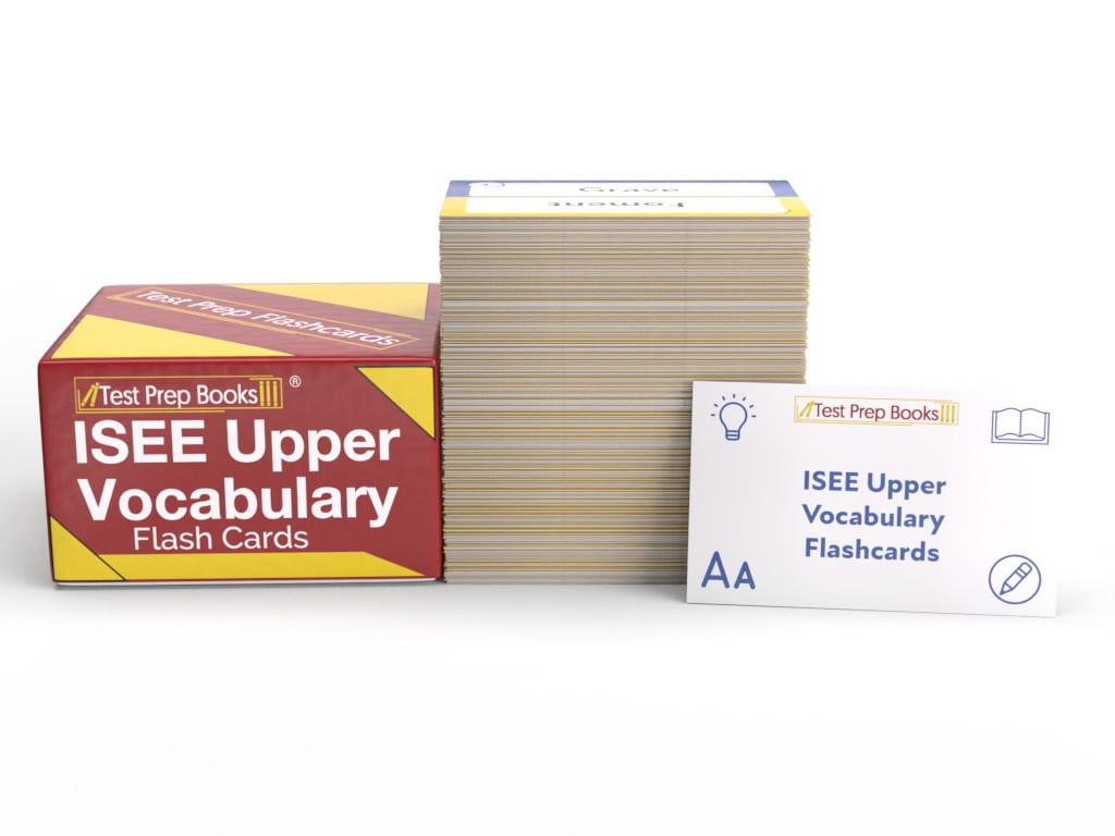 ISEE Upper Level Vocabulary Study Cards: ISEE Upper Level Test Prep and ...