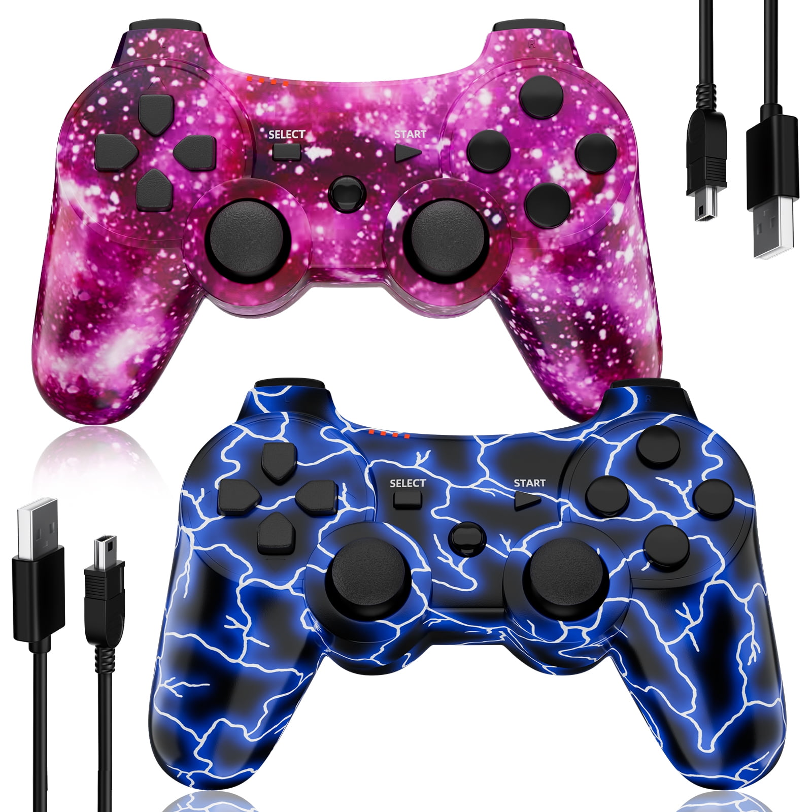 ISHAKO Wireless Controller for Playstation 3/PC, 6-Axis Gyro Sensor ...