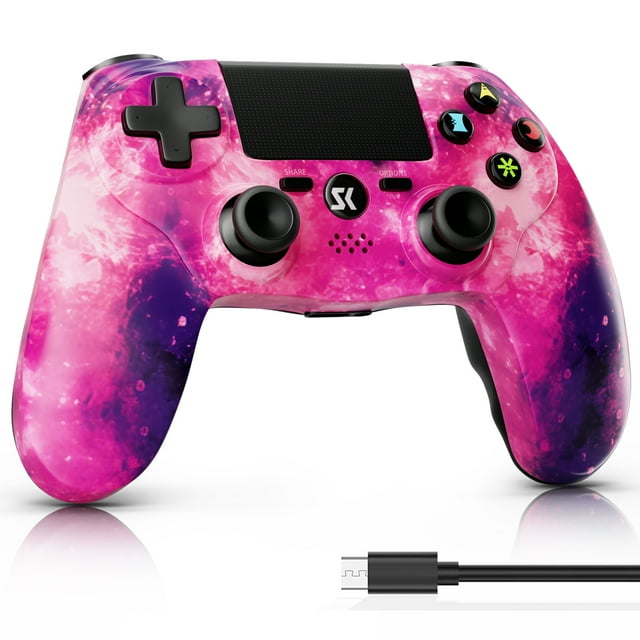 ISHAKO Wireless Controller for Playstation 4/PC, Controller for PS4/PS3 ...