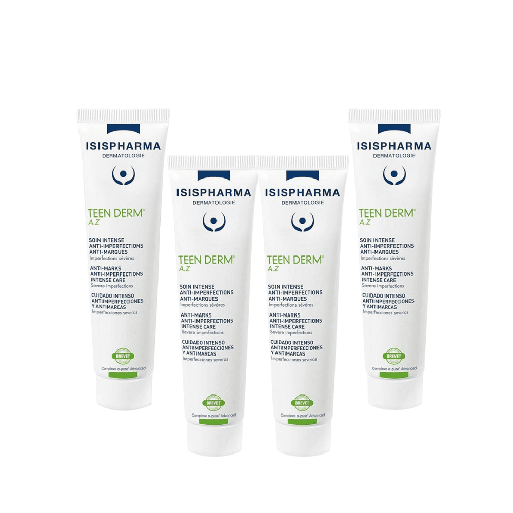 ISIS Pharma Teen Derm A.Z Ultra Soothing Cream 30 ml 4 Pack - Walmart.com