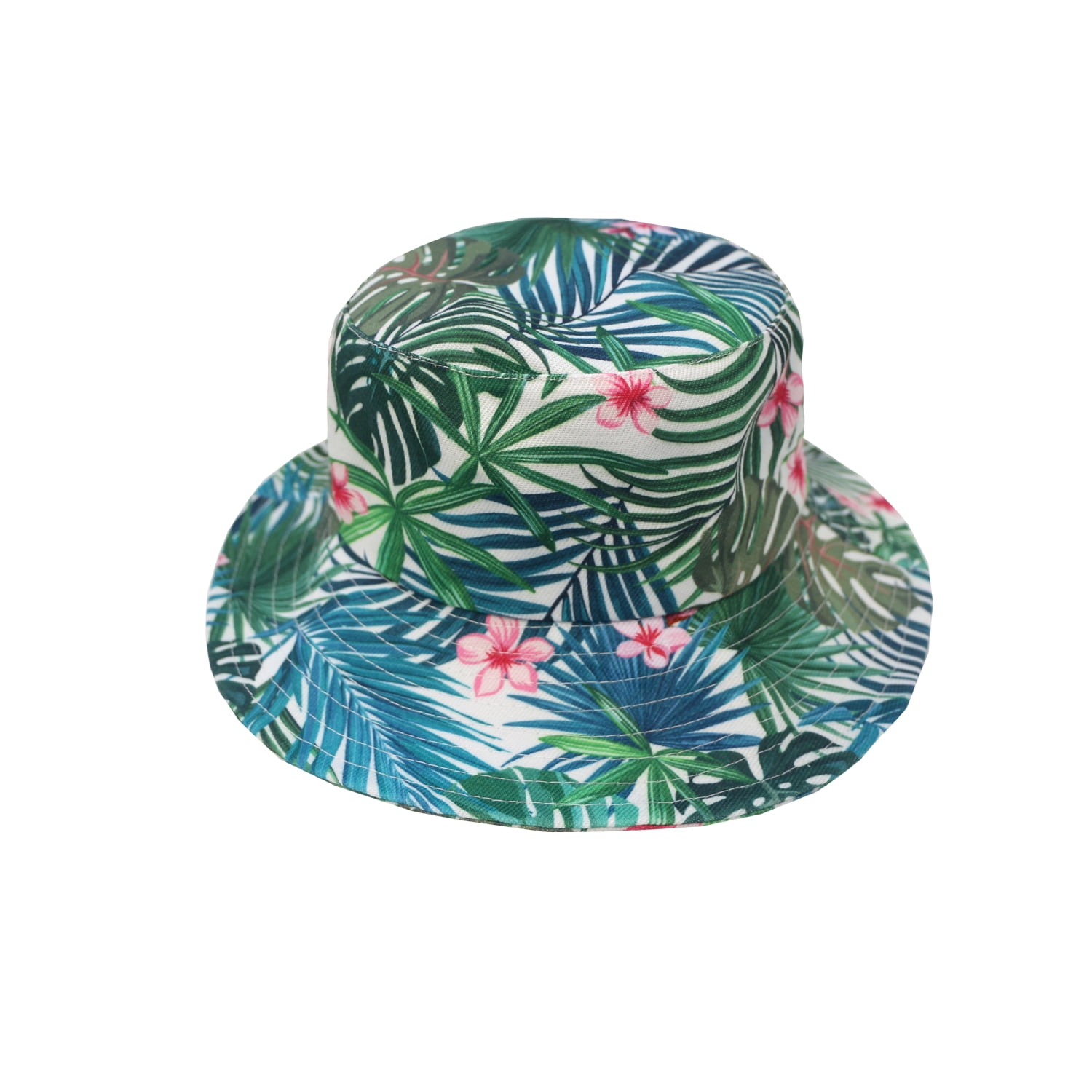 ISLAND CREW HAWAII BUCKET HAT: Palm Forest Cream - Walmart.com
