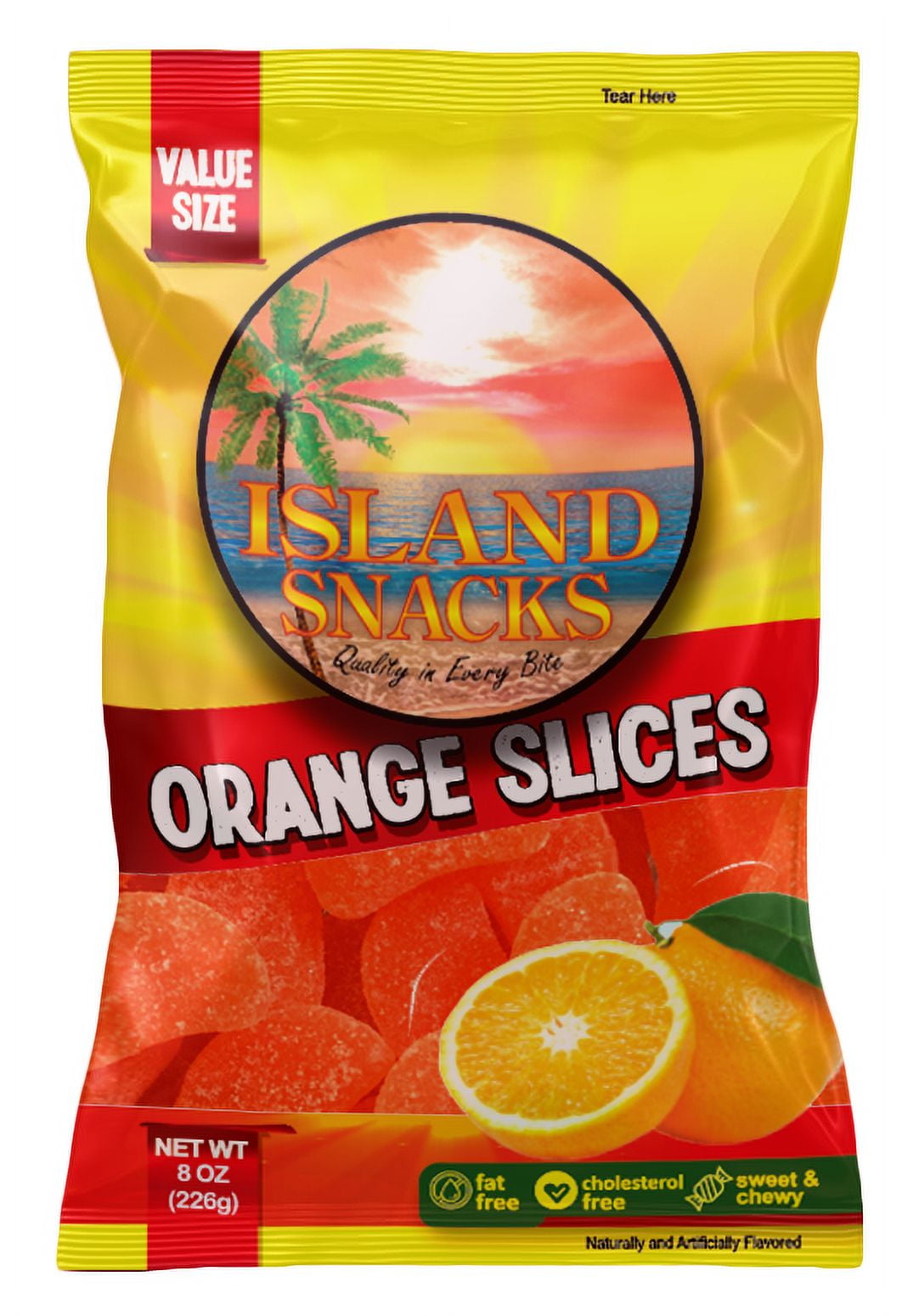 ISLAND SNACKS ORANGE SLICES 8 OZ - Walmart.com