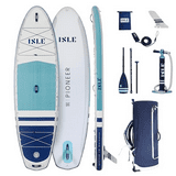 ISLE Pioneer 3.0 Inflatable Stand up Paddle Board, Incl - Walmart.com