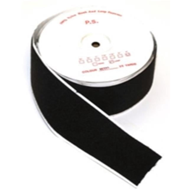 ISN CSU40BKPL 4 in. x 25 Yard Cloth Hook & Eye, Loop Side - Walmart.com