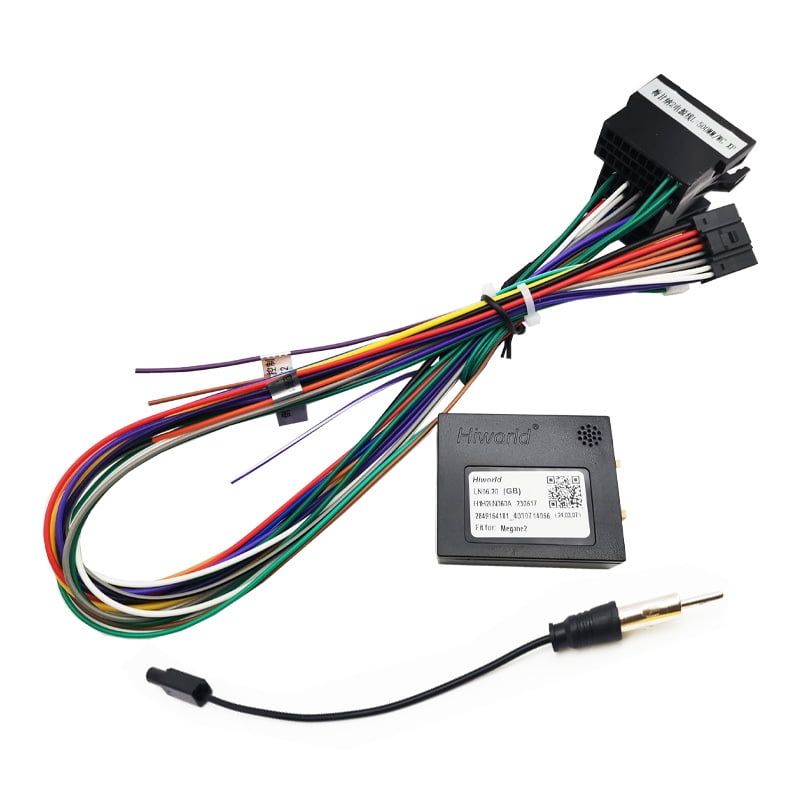 ISO Cable Adapter CAN Bus Decoder Box 16 Pin Plug Connector Car Android ...