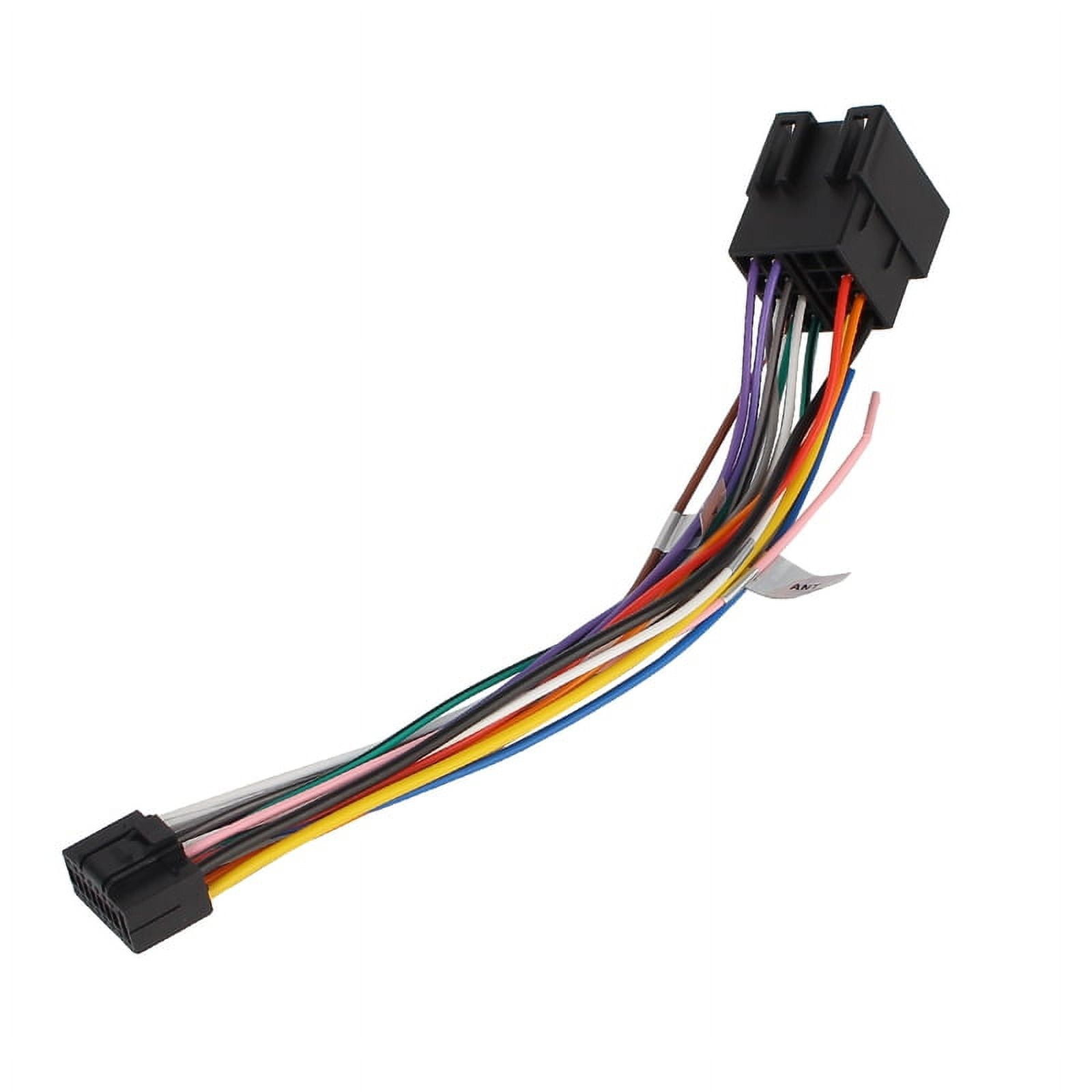 ISO Cable Connector 16 Pin Plug Adapter For ALPINE Stereo 2Din Car MP5 ...