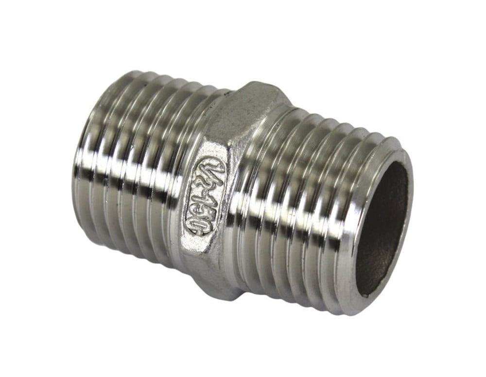 ISO Hex Nipple 1/2" Male NPT Ports, 10 Pack - Walmart.com