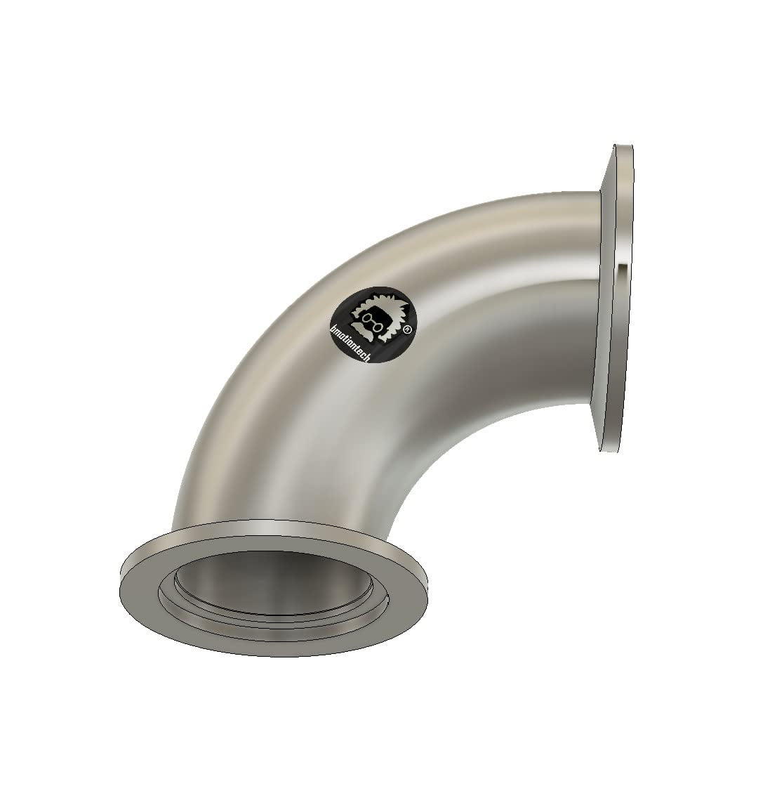 ISO-KF Flange Elbow Fitting with KF16 / KF25 / KF40 Flange (90° KF40 Elbow) C80 - Walmart.com