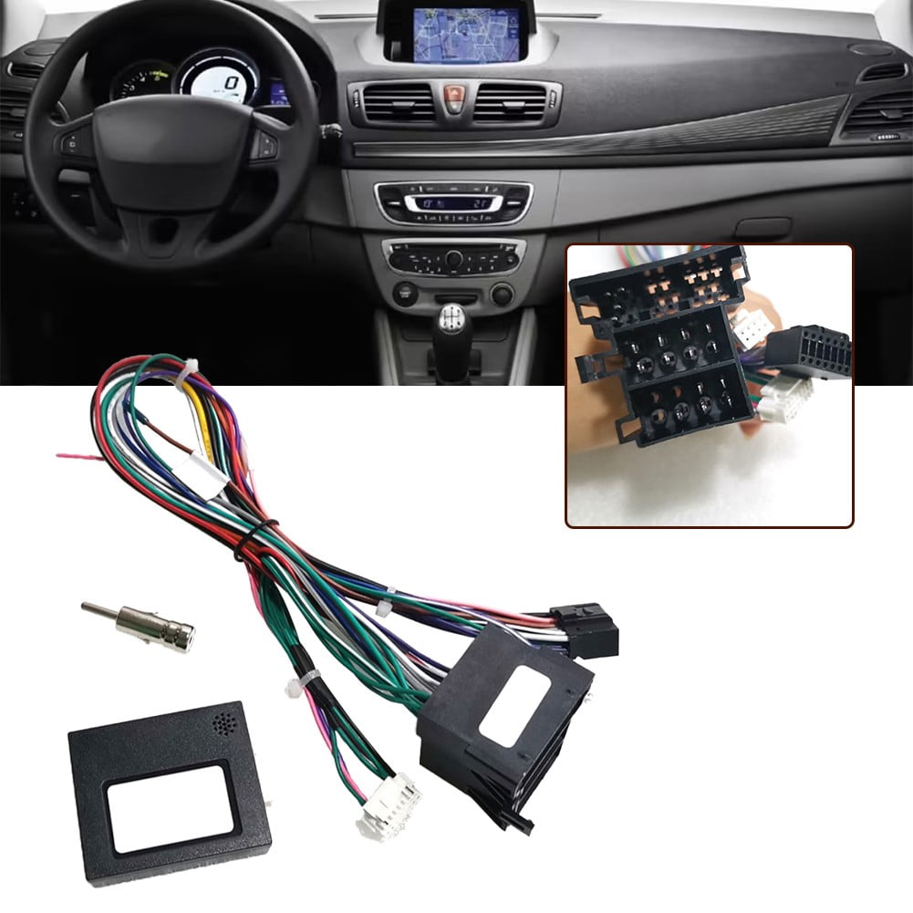 ISO Radio Harness Adapter 16 Pin Plug Connector Car Wiring Cable for ...