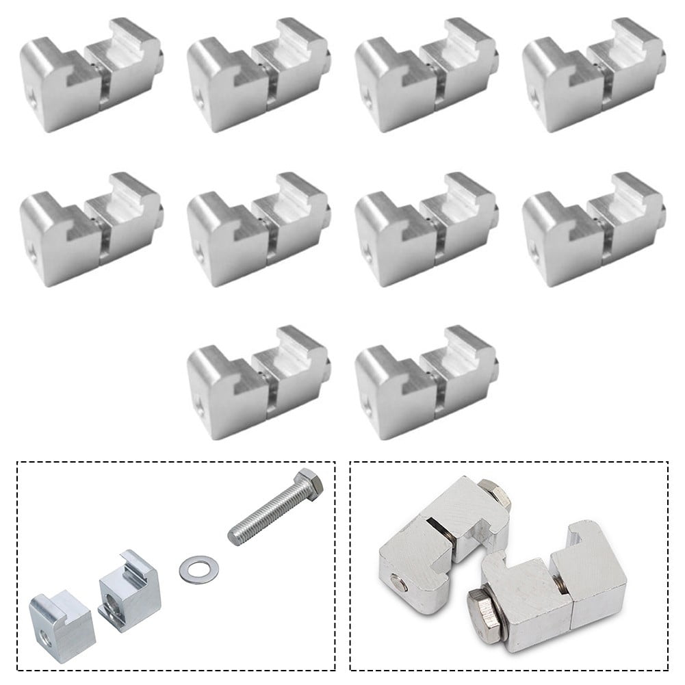 ISO Vacuum Aluminum Alloy C-type Caliper Bolts Double Hook Clamp M8 ...