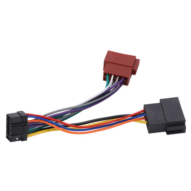 ISO Wiring Harness Connector Adaptor Plug 16 Pin Car Stereo Radio Loom ...
