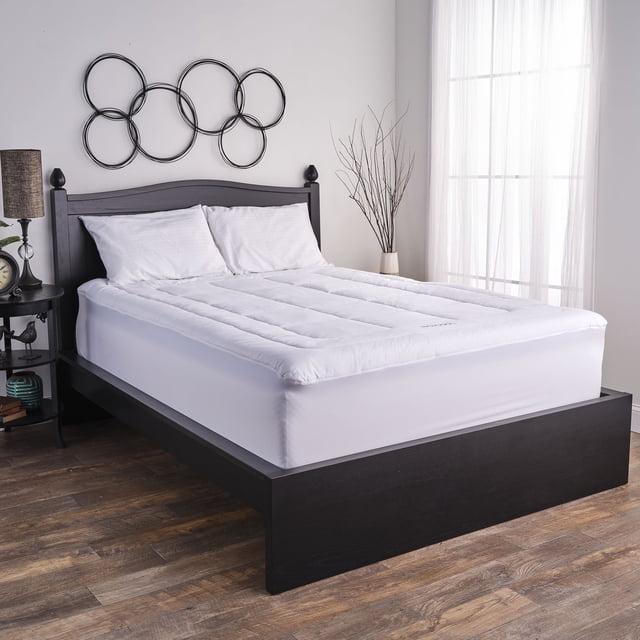 ISOCOOL 3" Serene Foam Mattress Topper with Outlast Cover, Queen ...