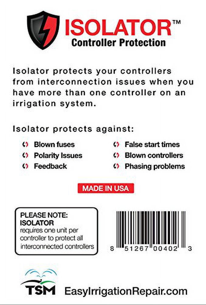 ISOLATOR - Irrigation Controller Protection / Protect Multi-controller ...