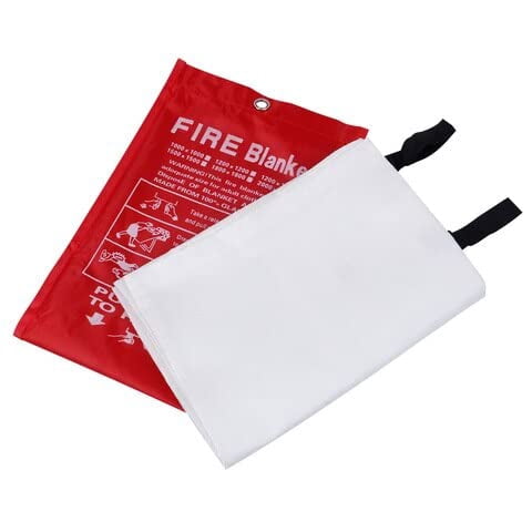 ISOP Fire Blanket 47 * 70 inches – Fire Retardant Blanket – Heavy Duty ...