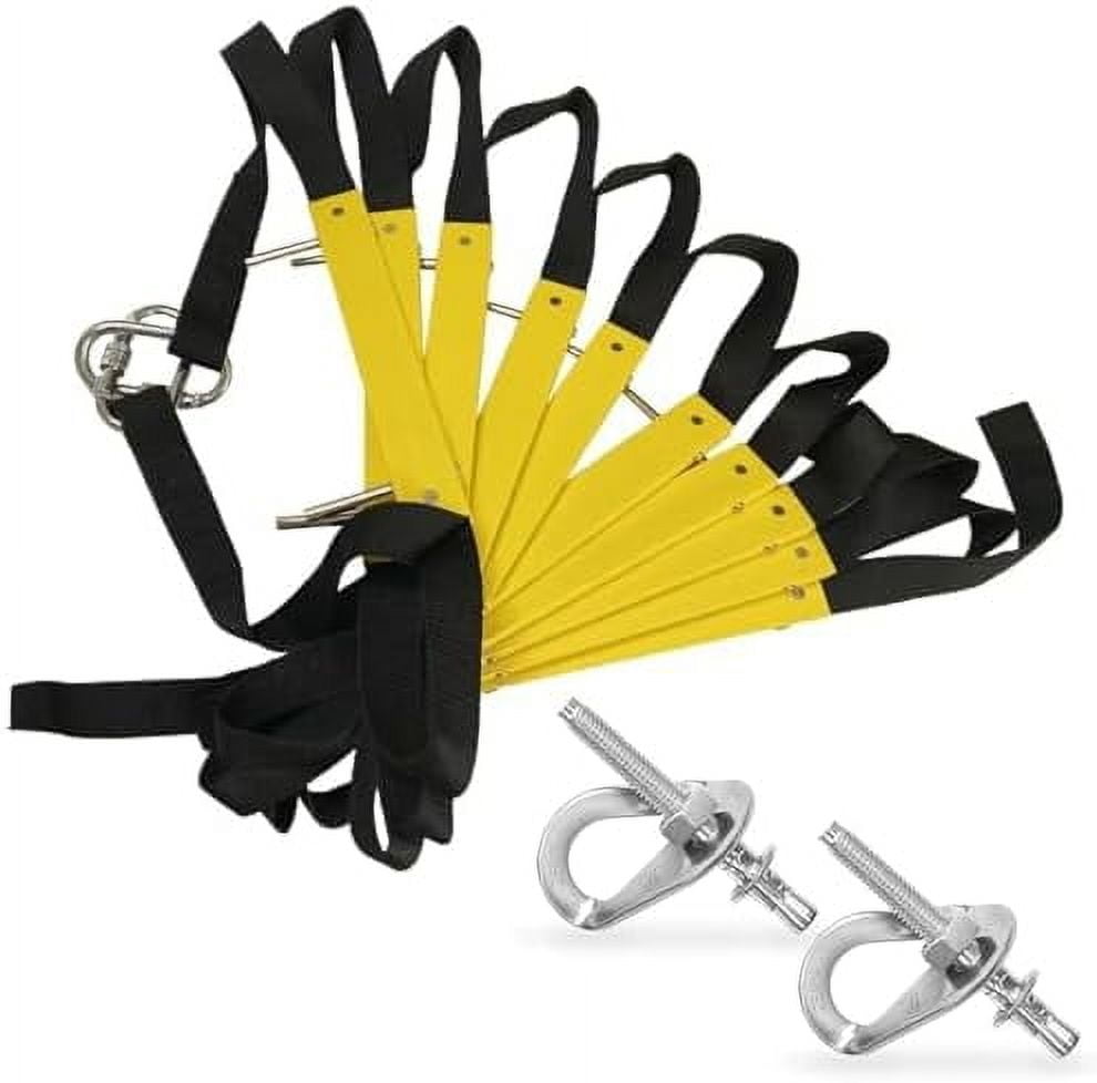 ISOP Fire Rescue Ladder 2 Story 13 Foot with Mounting Anchors ...