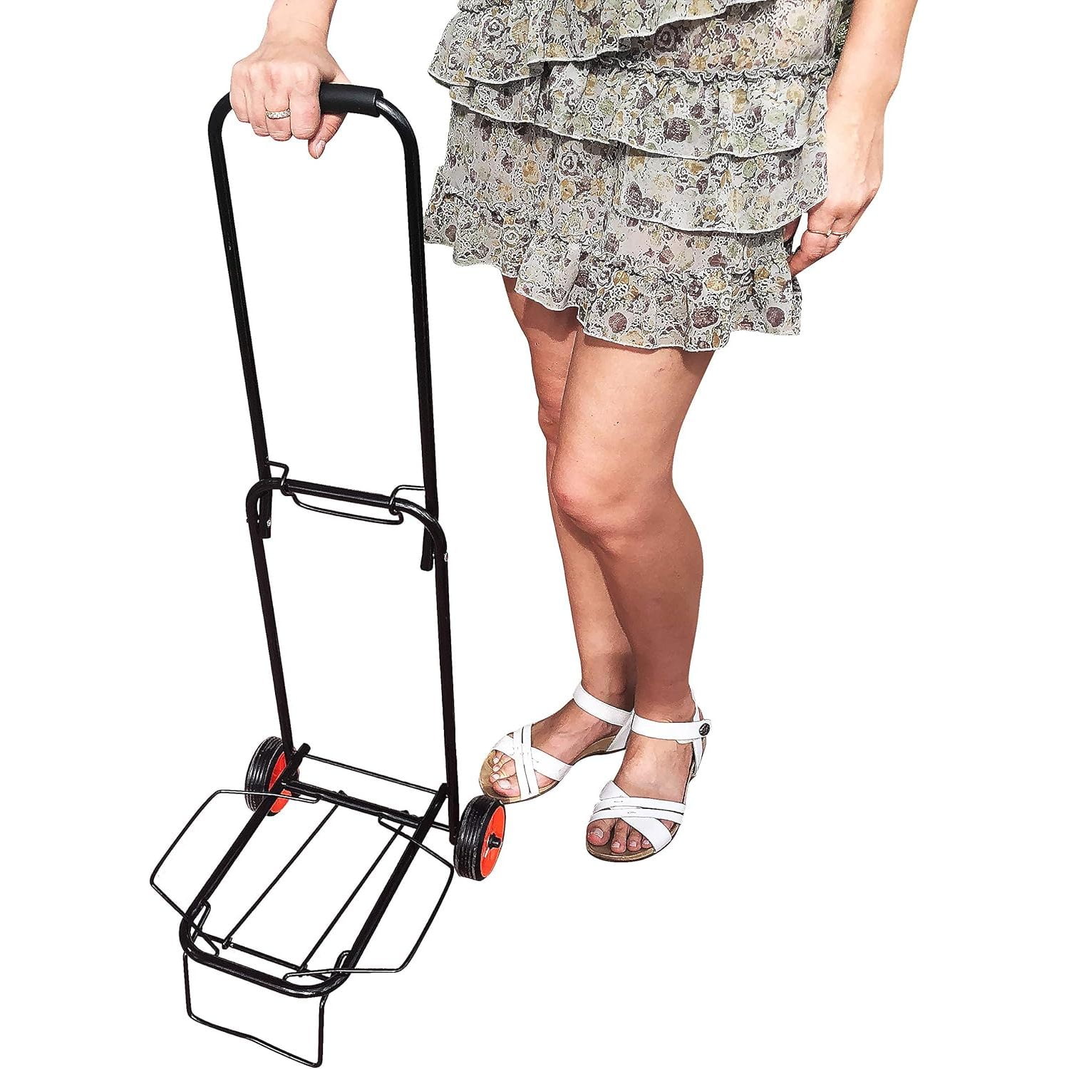 ISOP Folding Light Hand Truck 2 Wheels - Luggage Trolley Shopping Cart ...