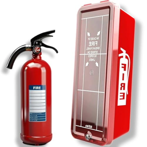 ISOP Plastic Fire Extinguisher Cabinet Large for 5 kg or 10 lb - Fire ...