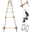 ISOP Swing Set Rope Ladder 10ft (3m) for Kids and Adults - Treehouse ...