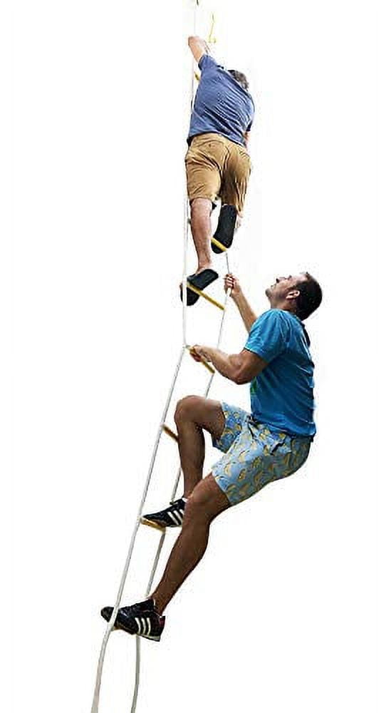 ISOP Two Story Fire Escape Ladder 13 ft - Flame Resistant - Emergency ...