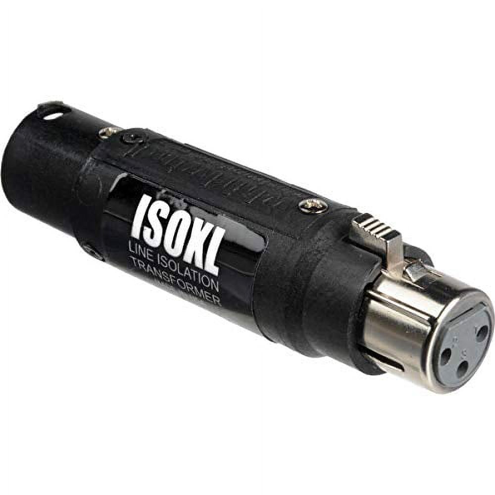 ISOXL Line-Level Isolation Transformer, 3-Pin XLR Male/Female ...