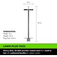 ISP-33 Sod Plugger - Ergonomic & Easy-to-Use Gardening Tool - for ...