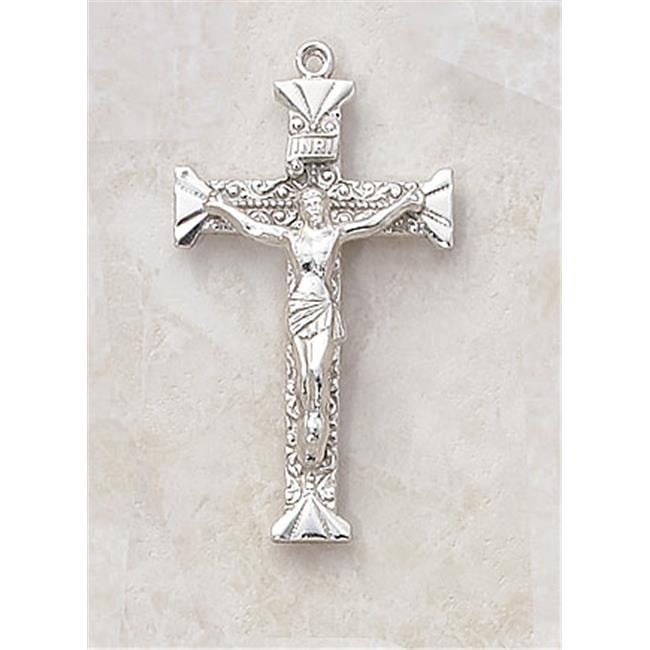 ISS28 Sterling Silver Crucifix - Walmart.com