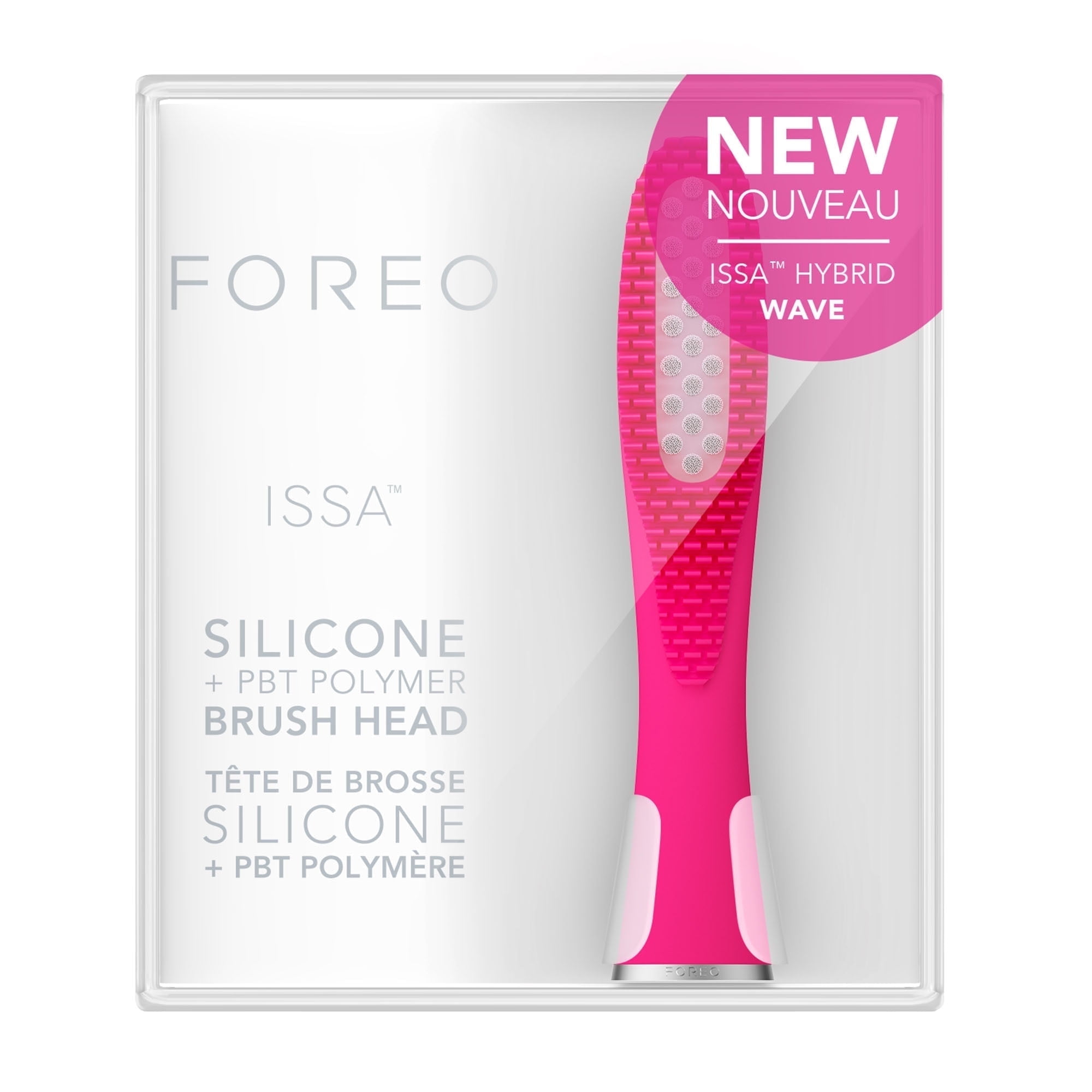 FOREO ISSA Hybrid Wave Brush Head Fuchsia - Walmart.com