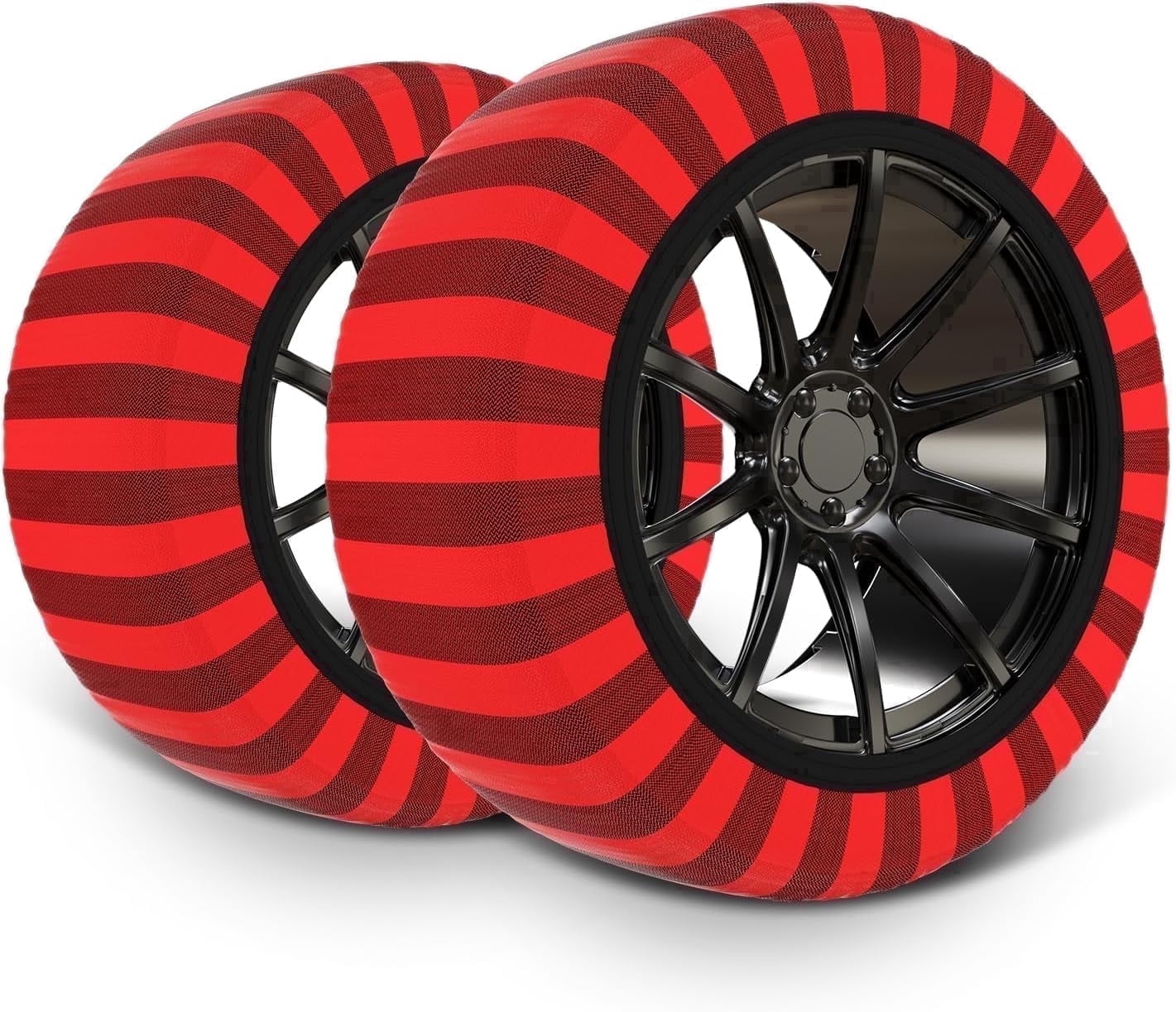 ISSE Classic Snow Tire Socks, Textile Tire Chains for Snow & Ice, Easy ...