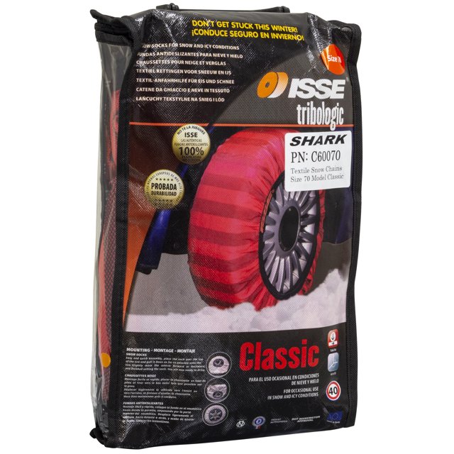 ISSE Textile Snow Chains Size 70, Tire Chain Alternative, C60070 ...
