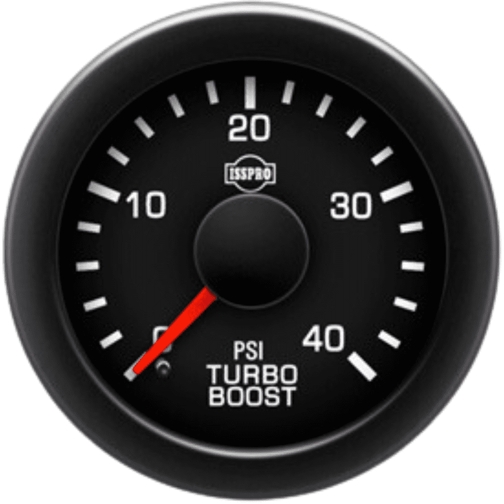 ISSPRO R12333 Turbo Boost Gauge Kit 0-40 psi, with Sensor and Wiring ...