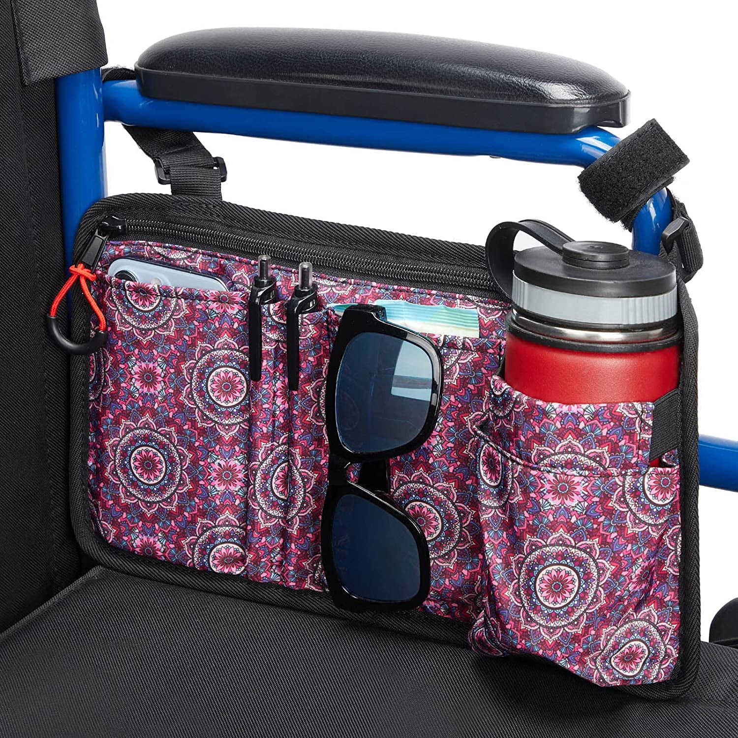 ISSYAUTO Wheelchair Side Bag, Universal Organizer for Walker, Rollator ...