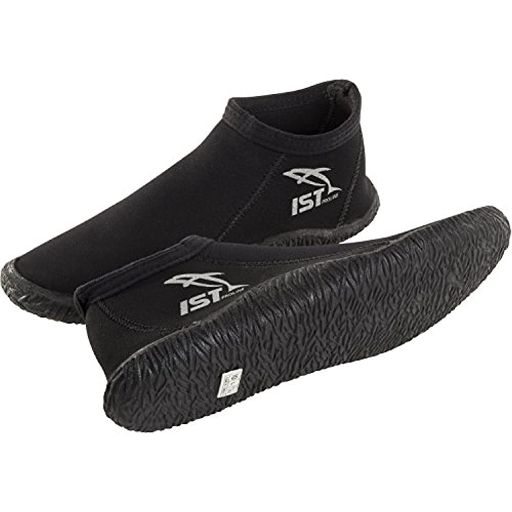 Free Shipping! IST 3mm Neoprene Dive Booties with Rubber Sole - Walmart ...