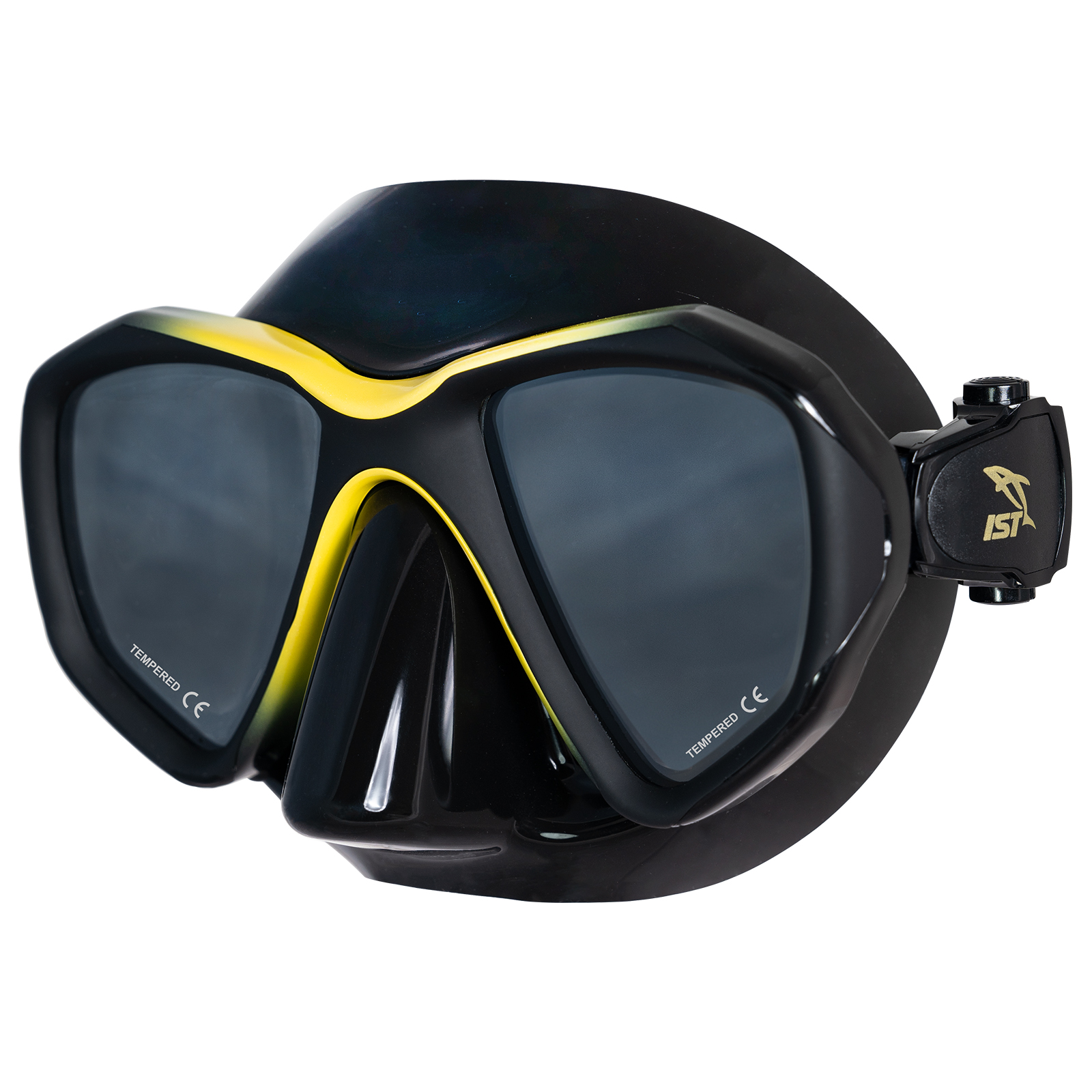 IST MP201-BSM PROTEUS Twin Lens Tinted Lens Scuba and Spearfishing Mask ...