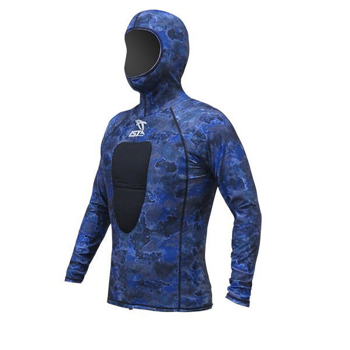 IST PURiGUARD Hooded Spearfishing Rashguard with Speargun Loading Pad ...