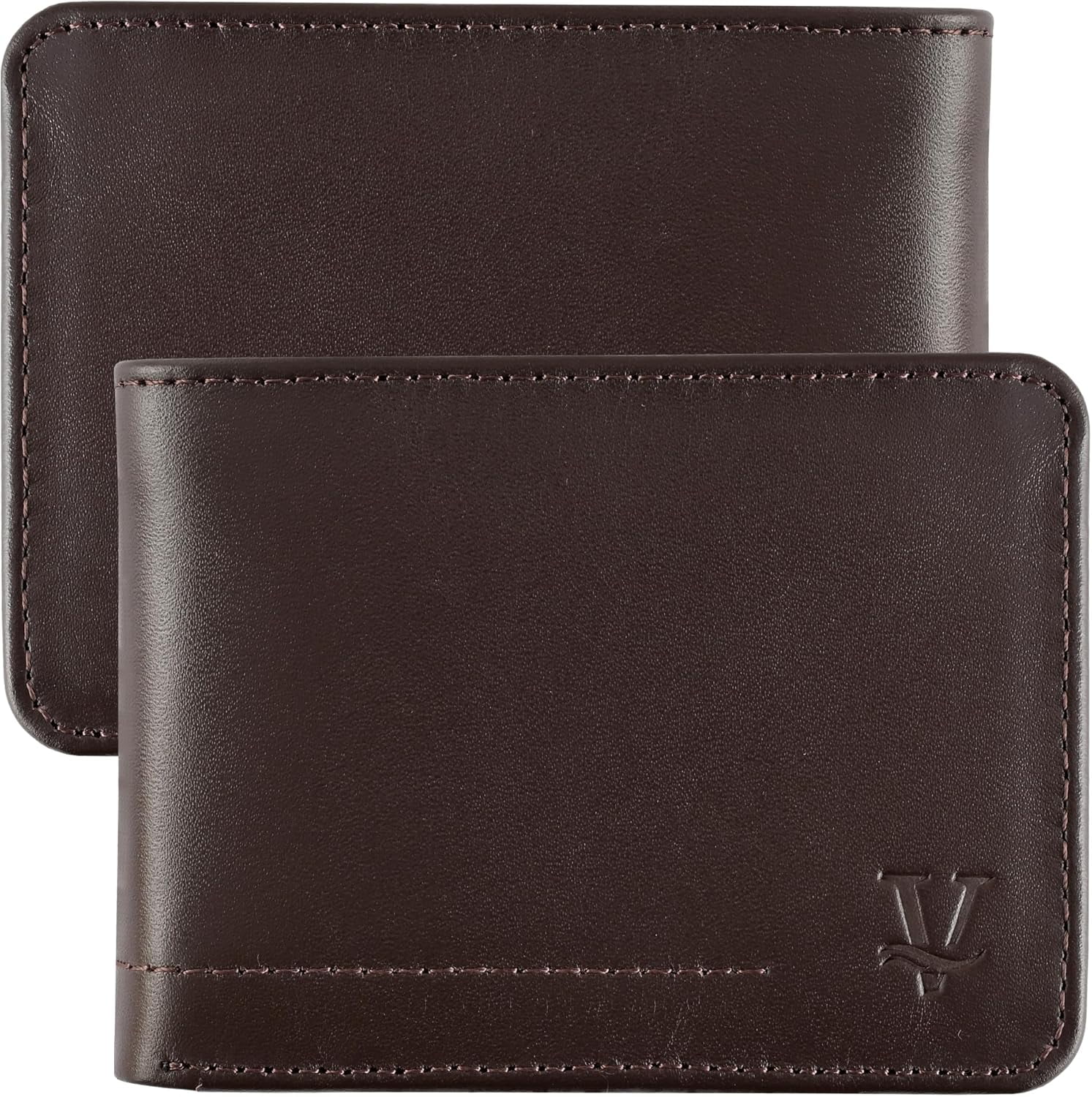 ISTA ZONE Minimalist Bifold Wallet for Men – Top-Grain Genuine Leather ...