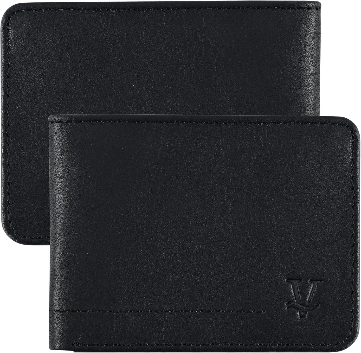 ISTA ZONE Minimalist Bifold Wallet for Men – Top-Grain Genuine Leather ...