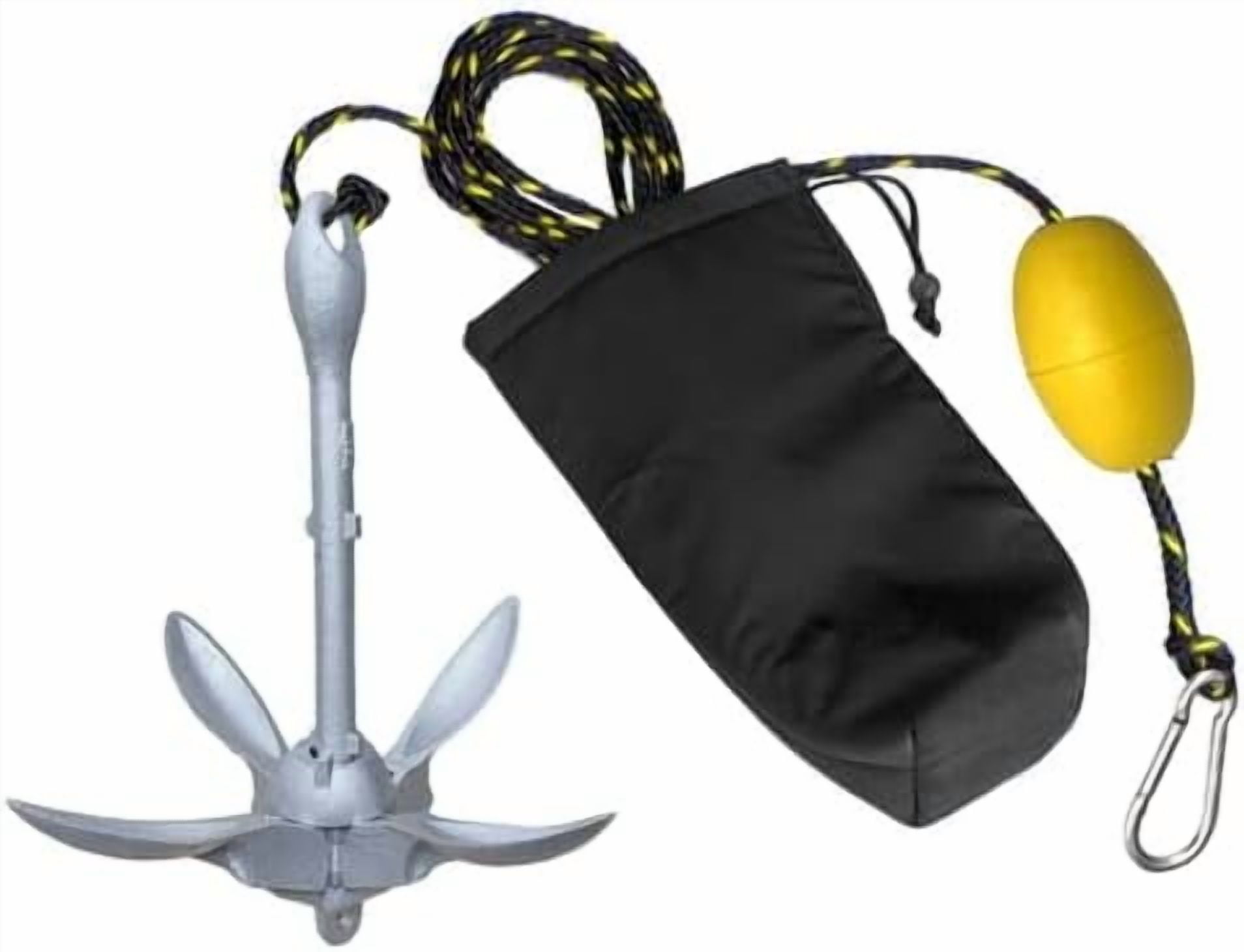 ISURE MARINE 1.5kg/3.5 lbs Boat Anchor ，Kayak Fishing Galvanized Anchor ...