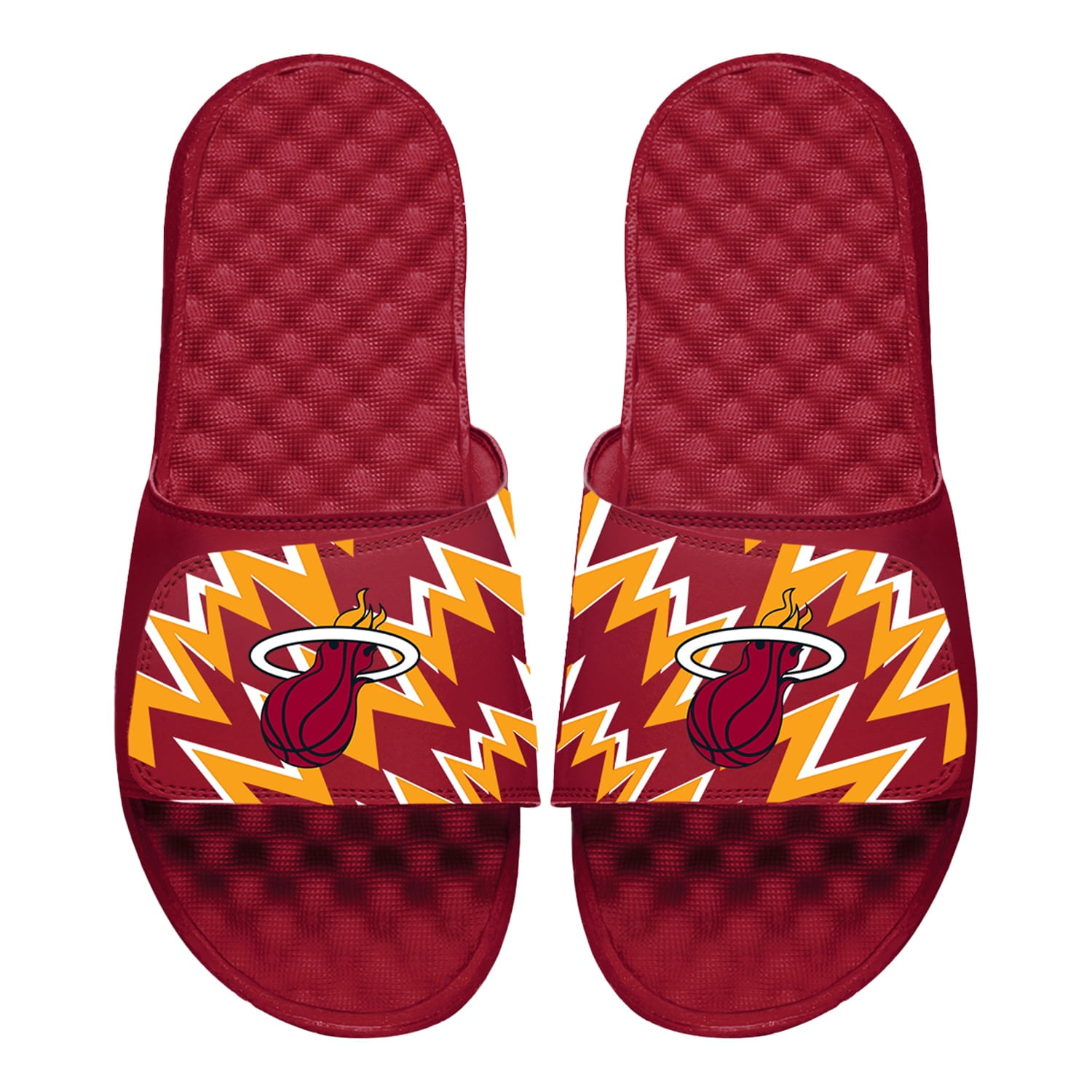 ISlide Crimson Miami Heat High Energy Slide Sandals - Walmart.com