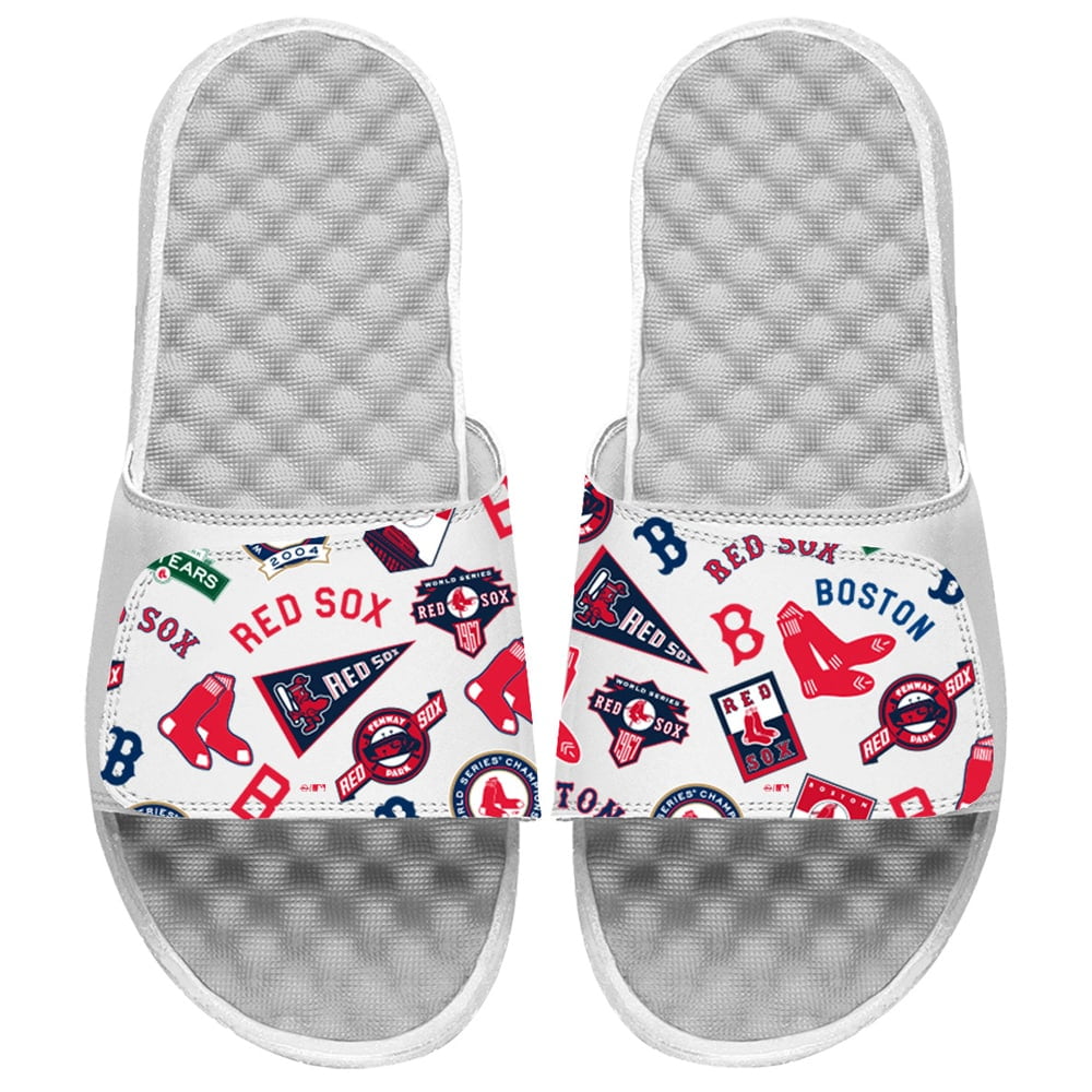ISlide White Boston Red Sox Cooperstown Collection Loudmouth Slide ...